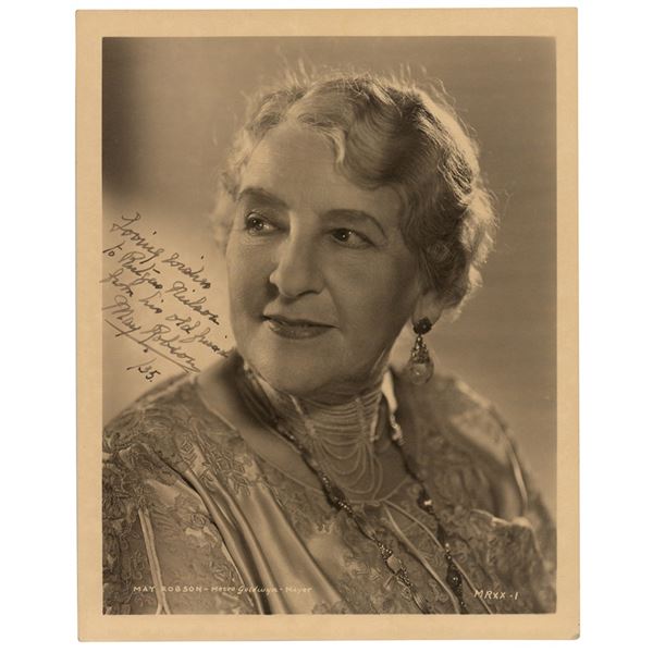 May Robson Signed Photograph