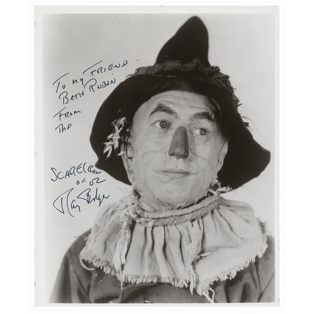 Wizard of Oz: Ray Bolger Signed Photograph