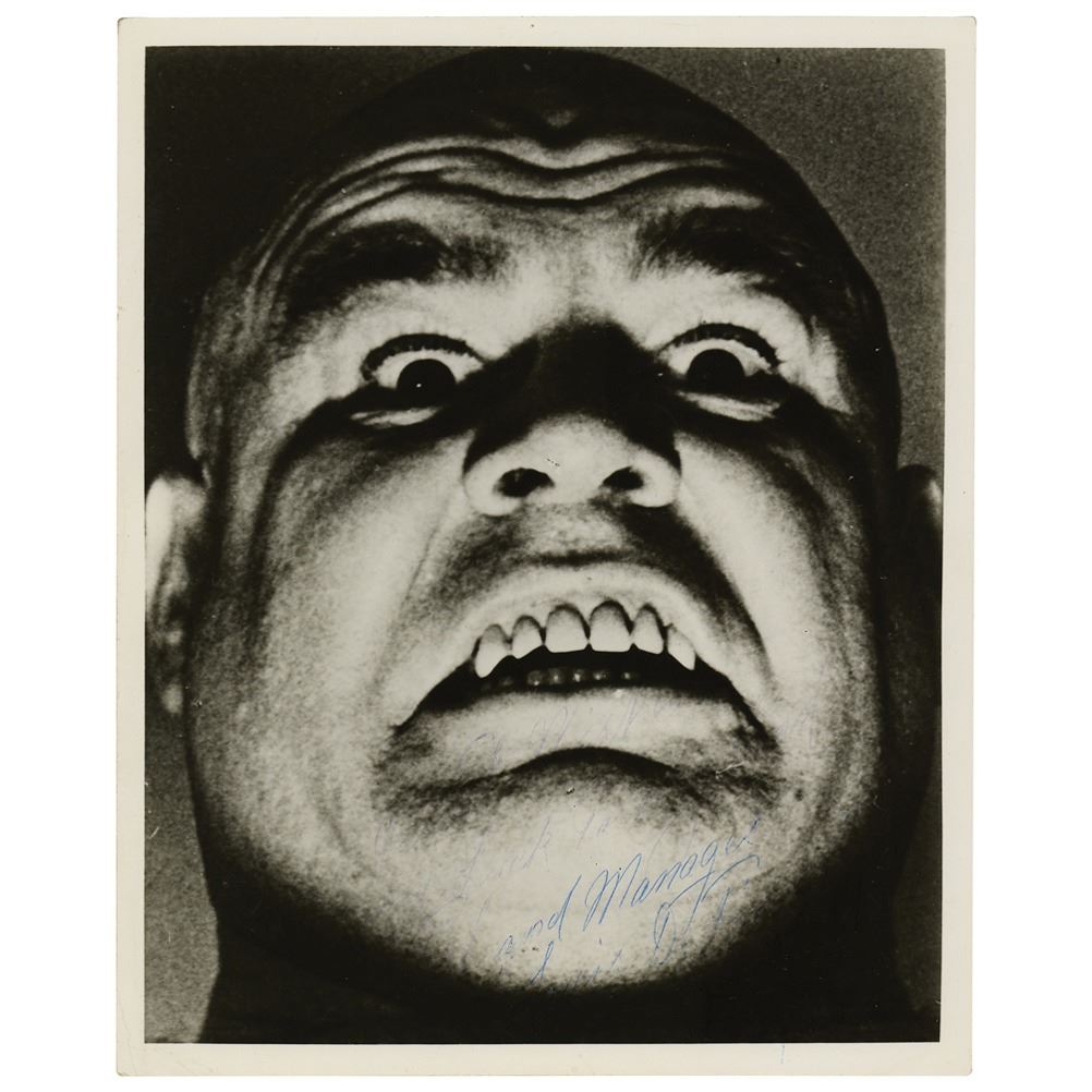 Tor Johnson Signed Photograph