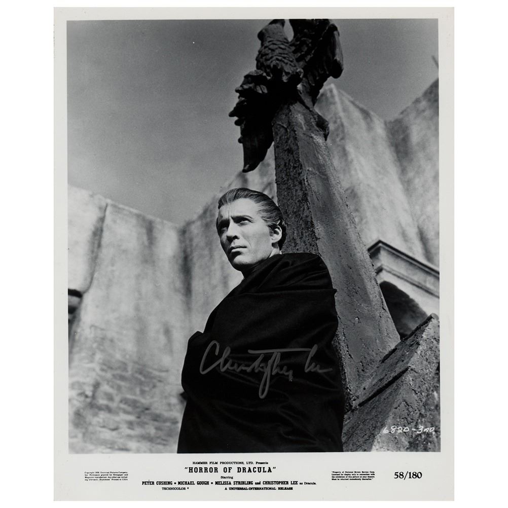 Christopher Lee Signed Photograph