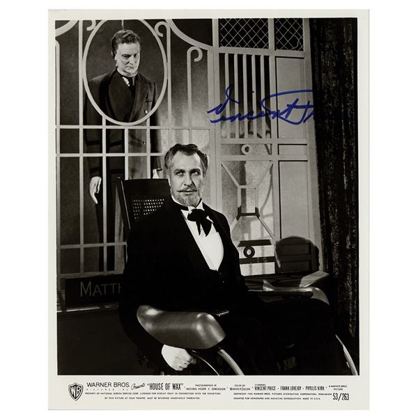 Vincent Price Signed Photograph
