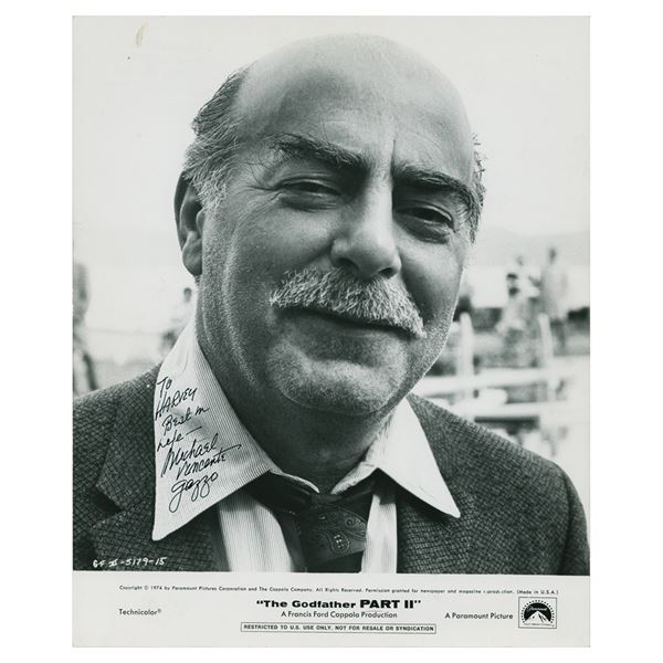 The Godfather: Michael Gazzo Signed Photograph
