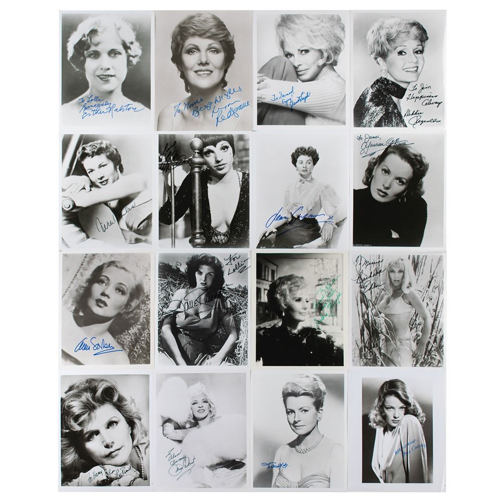 Actresses (16) Signed Photographs
