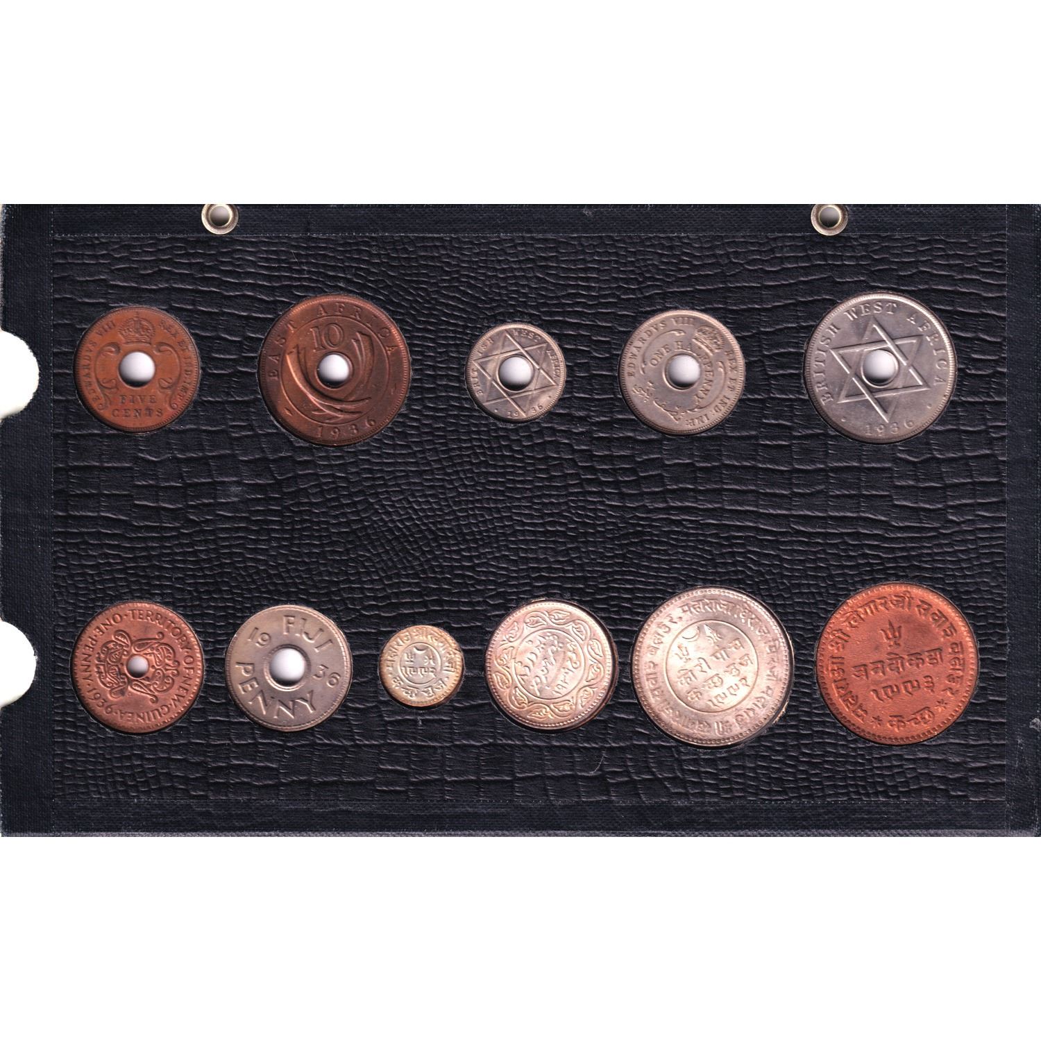 King Edward VIII Coin Set Featuring 11 Different Coins from British ...
