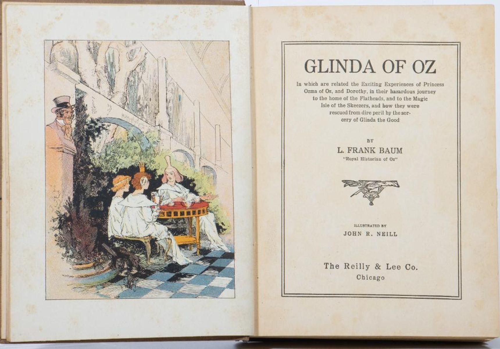 Glinda of Oz, by L. Frank Baum, illustrated by John R. Neill