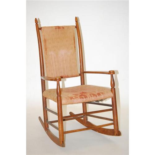 SHAKER ROCKING ARM CHAIR - MAPLE ROCKING CHAIR W/