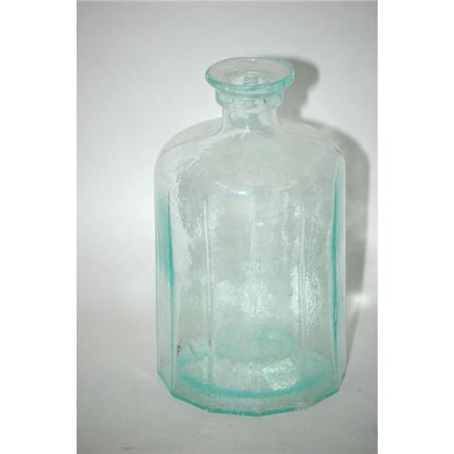 LARGE 7 1/4" HARRISON'S COLUMBIAN INK BOTTLE - AQ