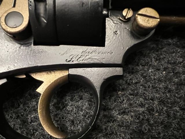 Antique French Mas Model 1873 Service Revolver .45 Acp