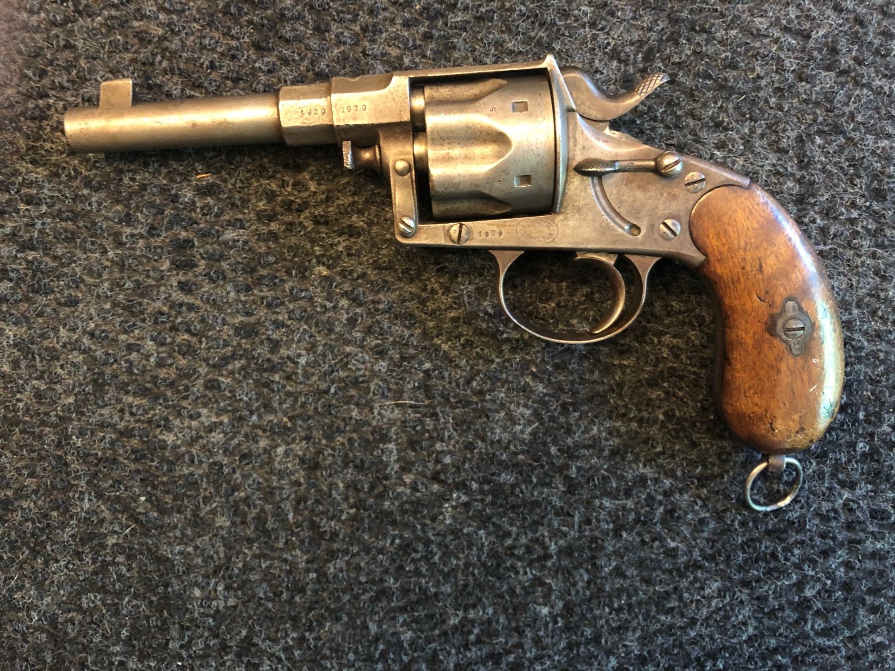 Antique German Reichs Revolver model 1886 Manufactured by Von Dreyse