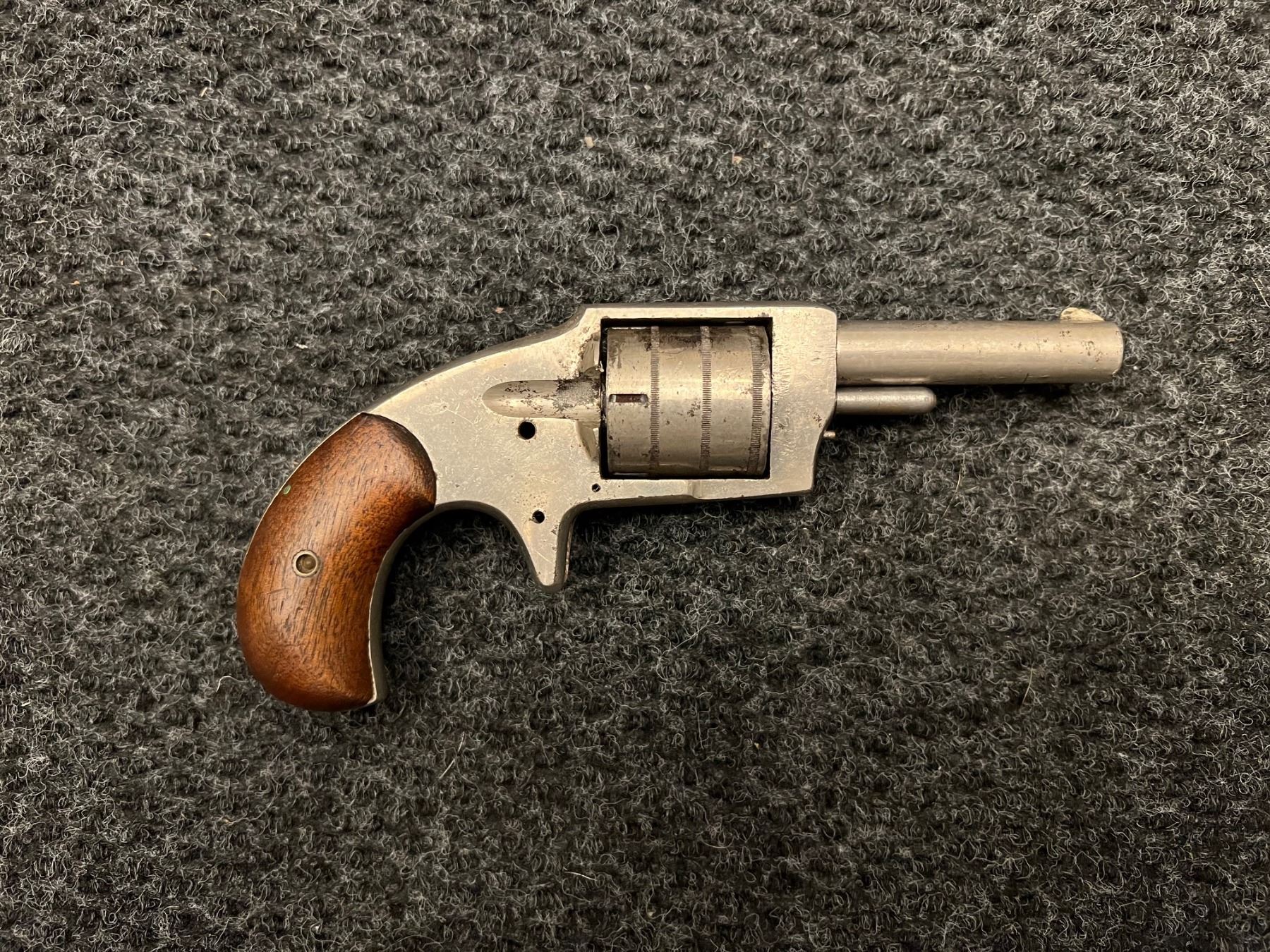 Antique Hardpan .32 Rimfire Spur Trigger Revolver