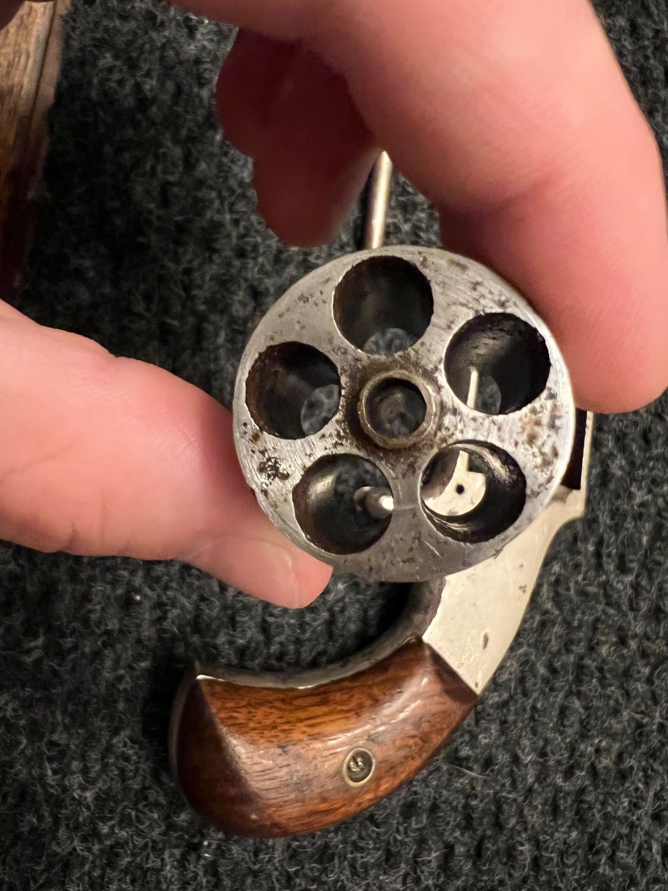 Antique Leader .32 Rimfire Spur Trigger Revolver