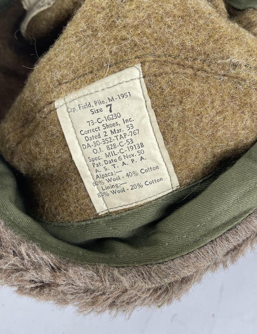 Korean War M-1951 Field Pile Cap