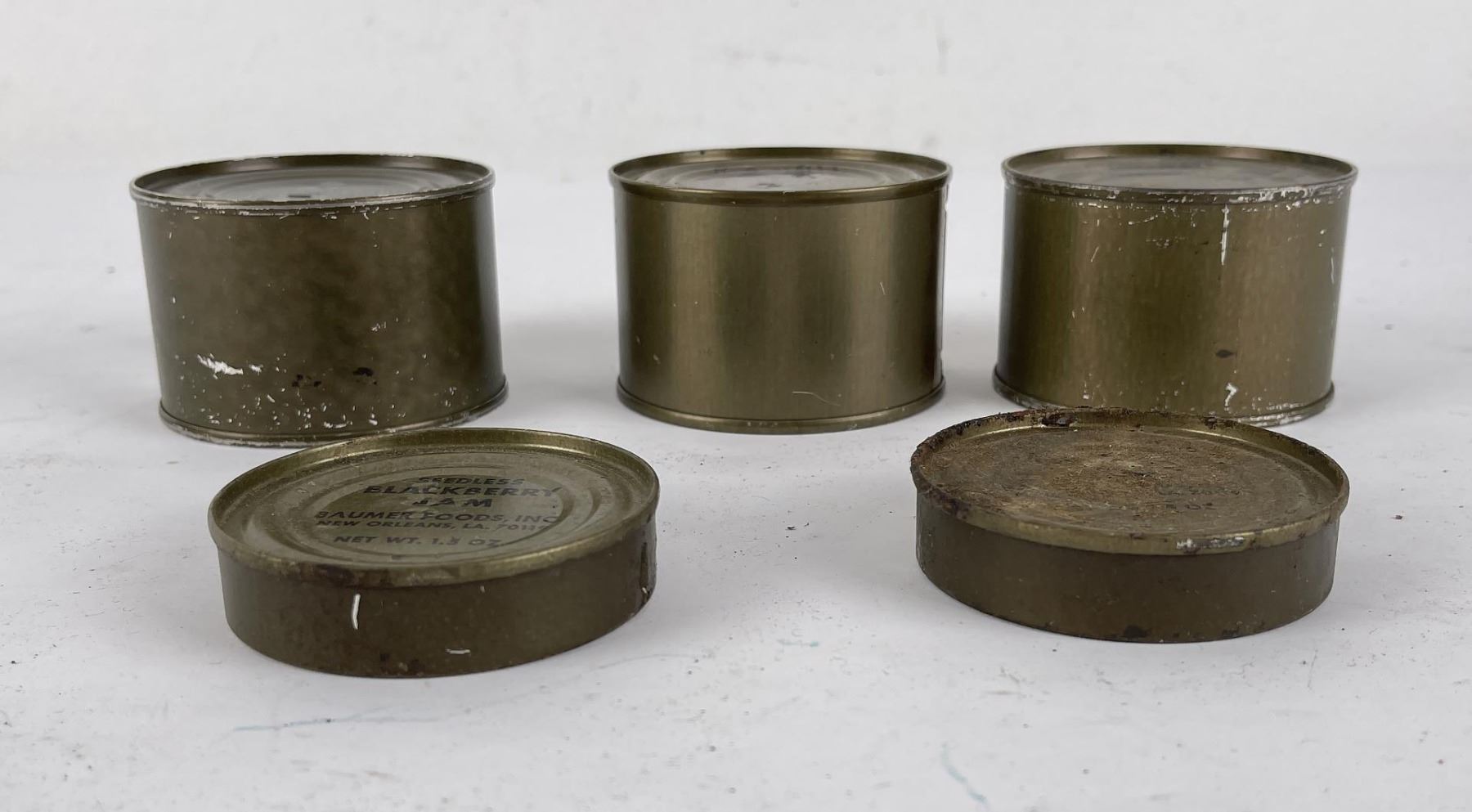 Group of Vietnam War Rations