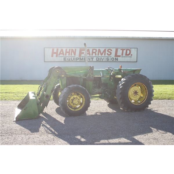 JD 2555 4wd tractor, 175 loader, hi-lo, two remotes, 16.9 x 30, almost ...