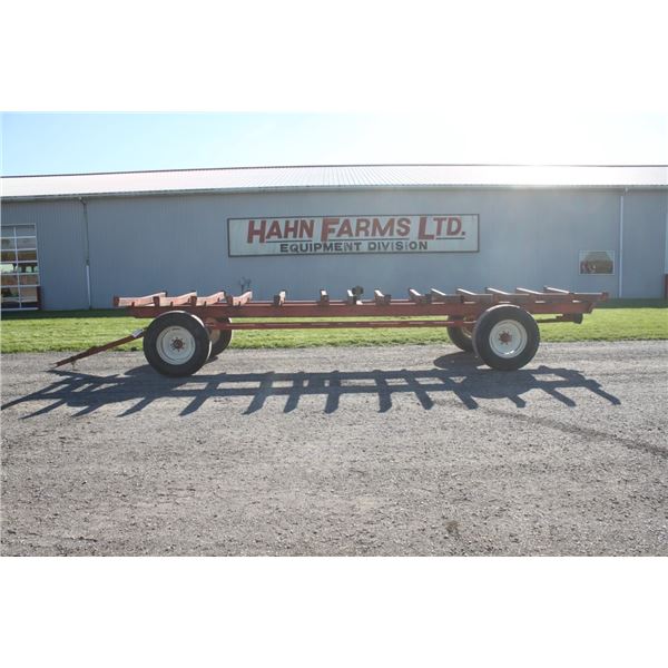 Horst 25' steel round bale wagon