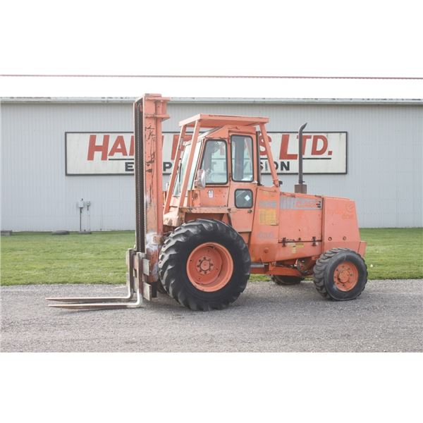 Case 586E 4wd forklift, cab, shuttle, side shift, 6000 Lbs capacity ...
