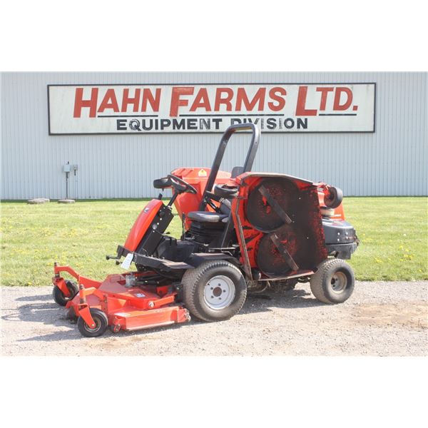 Jacobsen HR610 4wd mower with 10'2" hyd folding triplex finishing mower ...