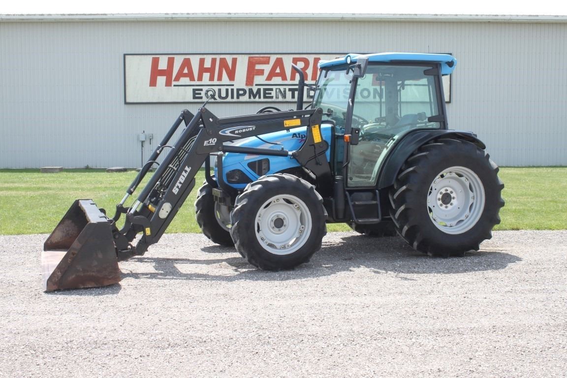 Landini Alpine 75 Speed Five 4wd tractor, cab, air, shuttle, 2 remotes ...