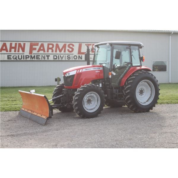 MF 4610 4wd tractor, cab, air, 12x12 shuttle, 2 remotes, 16.9x34 ...