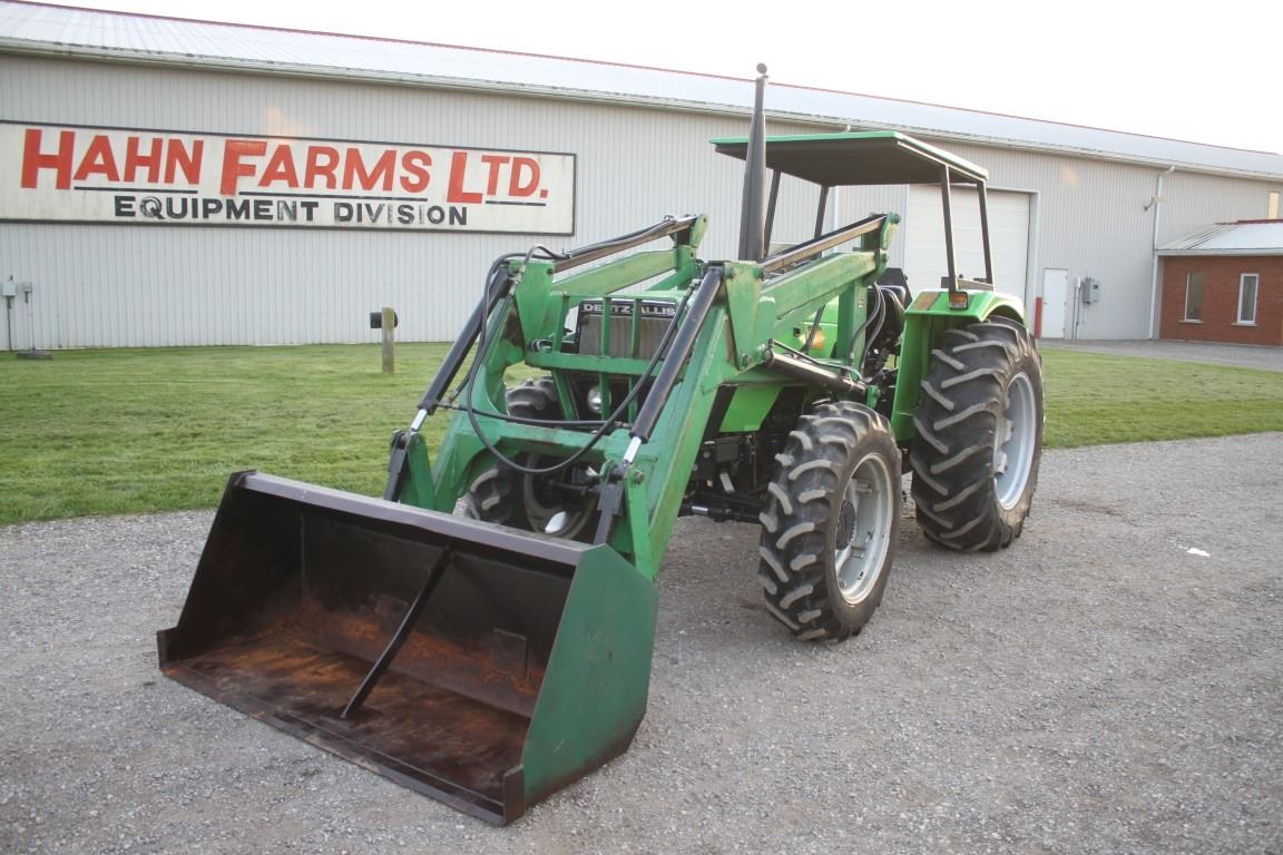 Deutz Allis 6260 4wd tractor, 4 post conopy, 1 remote, 16.9x30, QT self ...