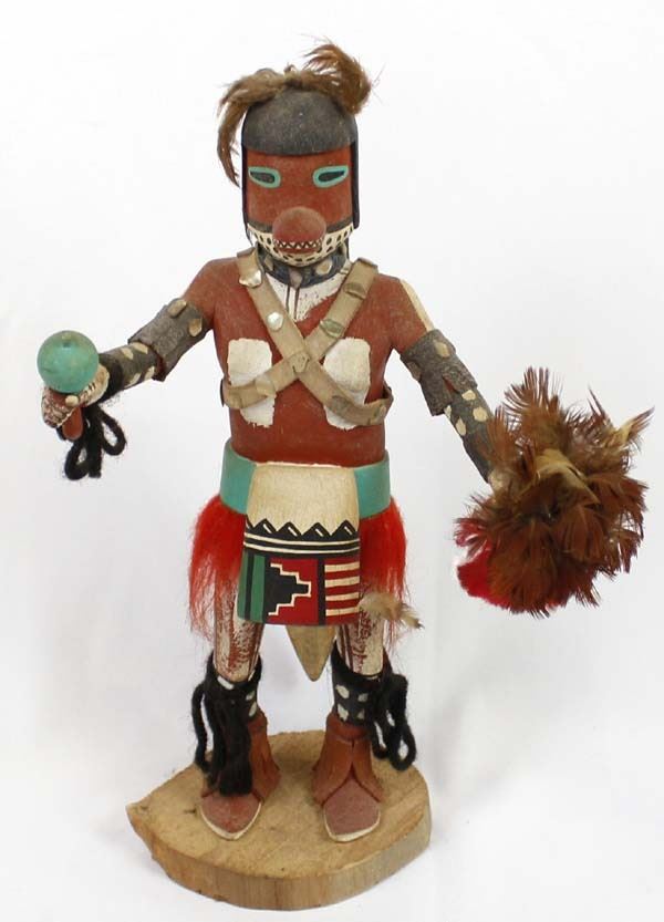 Vintage Hopi Mountain Lion Kachina by Joe Gash