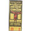 Byron Burford Framed Circus Poster 1973