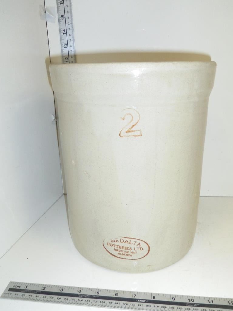 2 Gallon Medalta Crock Tall Version