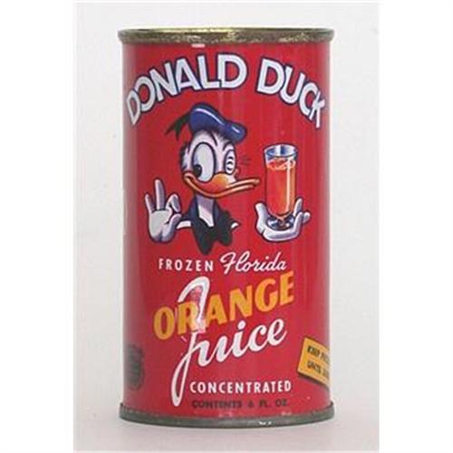 Vintage 1942 Donald Duck Orange Juice Can 2376652