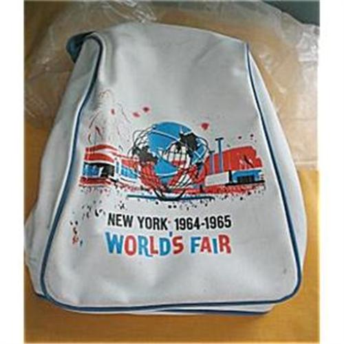 New York Worlds Fair Vinyl Tote Bag-1964/1965 #2377871