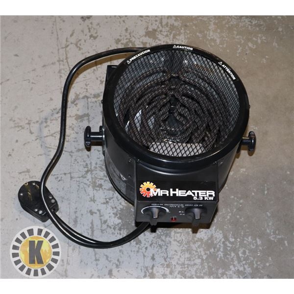 MR. HEATER ELECTRIC FORCED AIR HEATER MR. HEATER ELECTRIC FORCED AIR HEATER