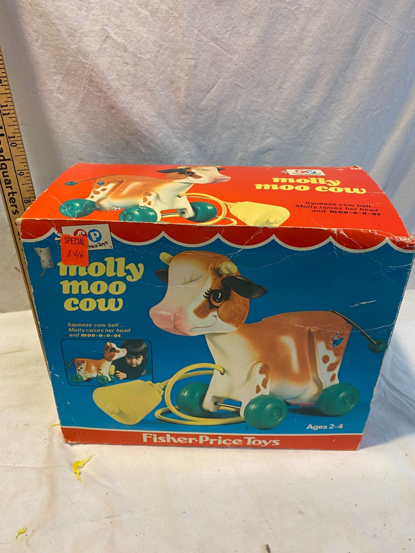 Molly moo cow fisher price vintage toy