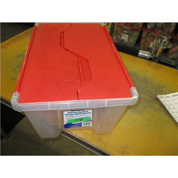 25 LITRE/6.6 GALLON FLIP TOTE