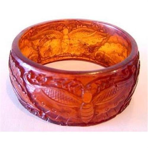 Antique Amber Bangle Bracelet #2372901