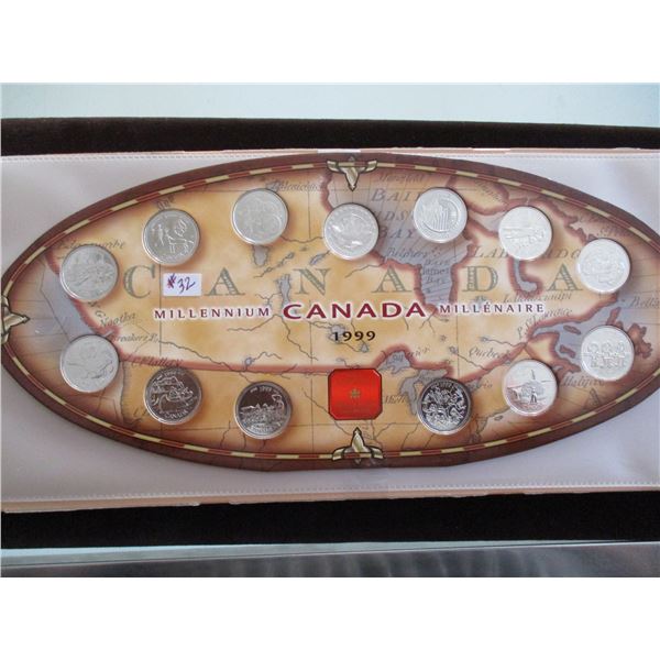 1999 CANADA MILLENIUM MINT COIN SET