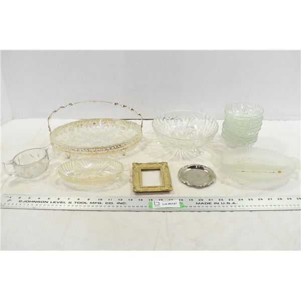 Assorted Glass Dishes Bodnarus Auctioneering