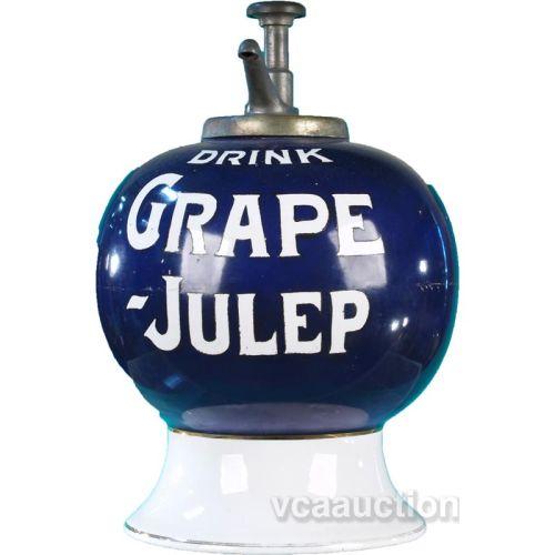 Grape Julep Ceramic Syrup Dispenser - Excellent Conditi