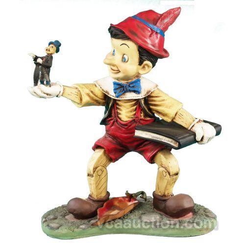 Pinocchio Statue Made Of Resin 20" Tall