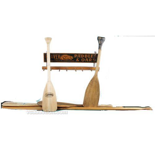 Beaver Brand Paddles & Oars Display Rack w/ Oars