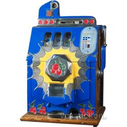 25 Cent Mills Bursting Cherry Slot Machine