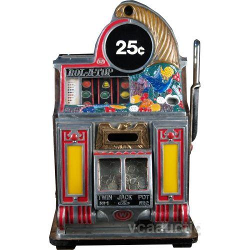 25 Cent Watling Rol-A-Top Slot Machine (Mech, Bonnet