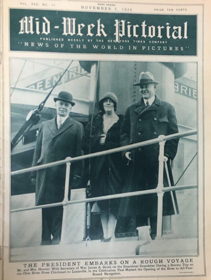 Mid-Week Pictorial Papers - TWO from 1929, President Hoover, Ramsay ...