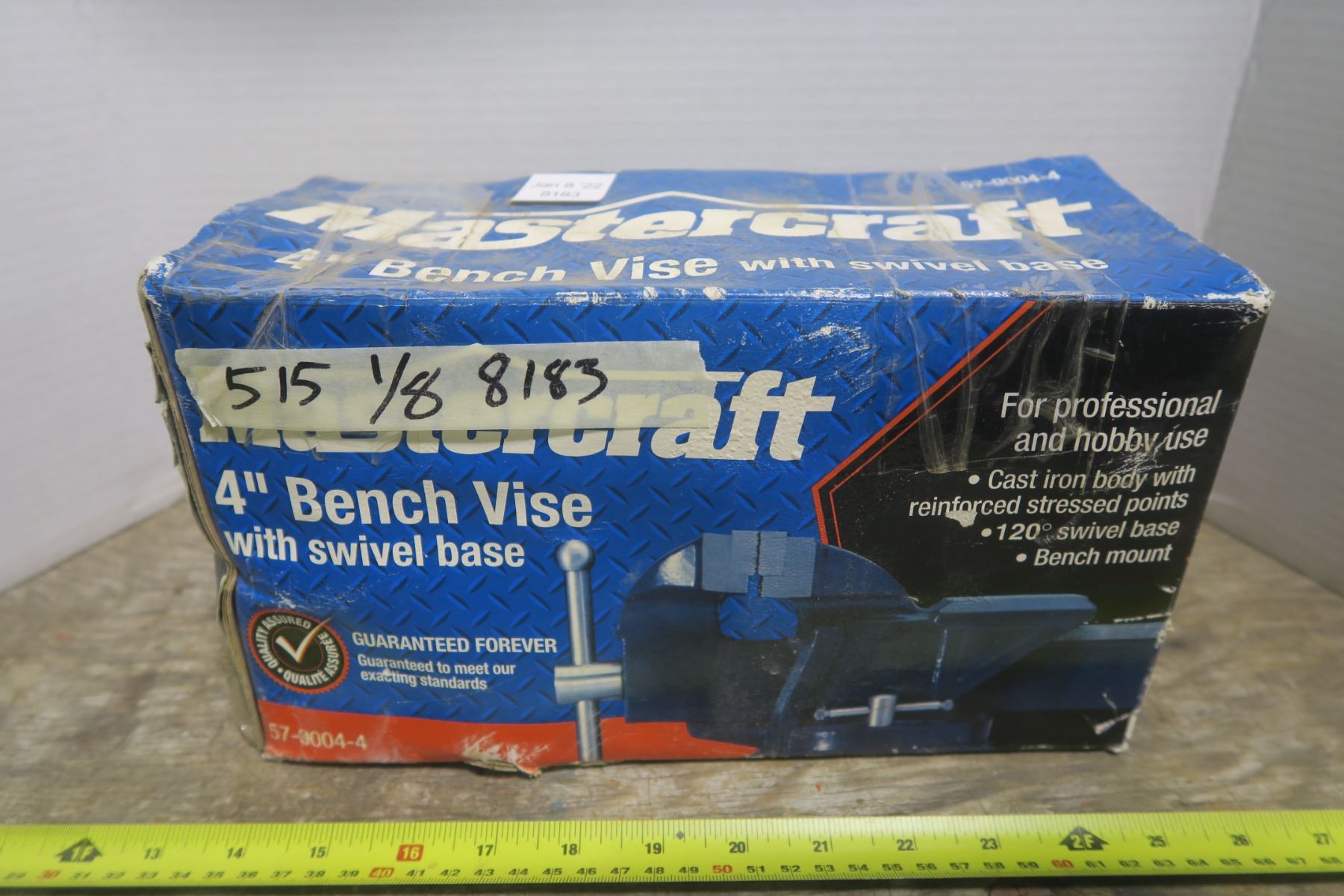 Mastercraft 4" Bench Vice - Schmalz Auctions