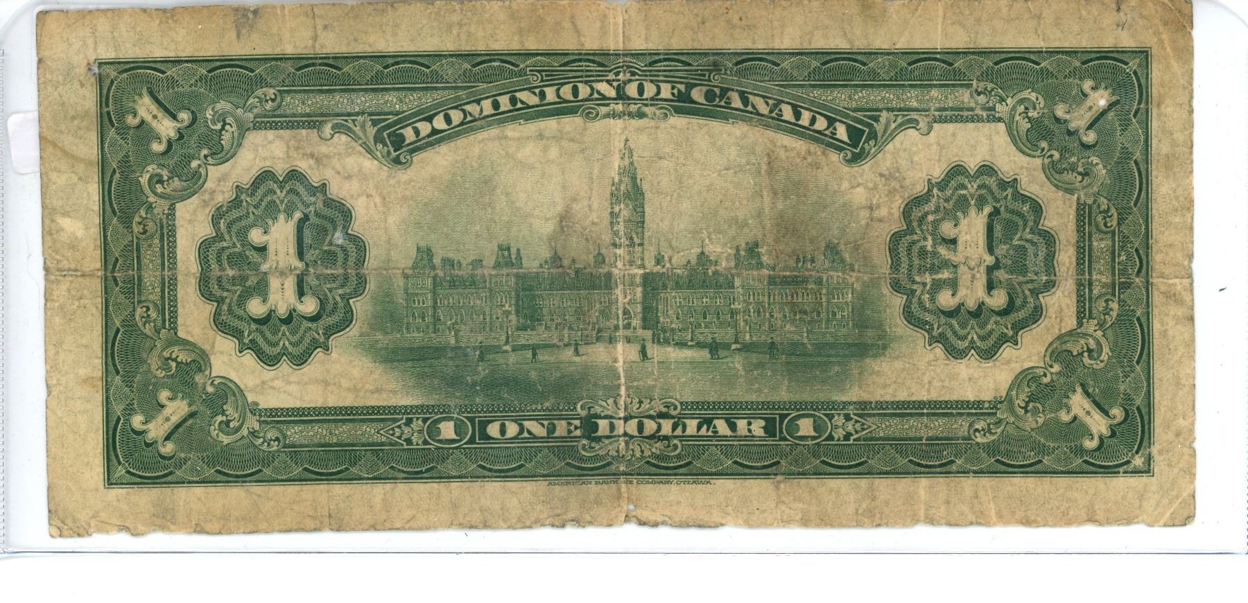 1917 Princess Patricia Large One Dollar Bill - Schmalz Auctions