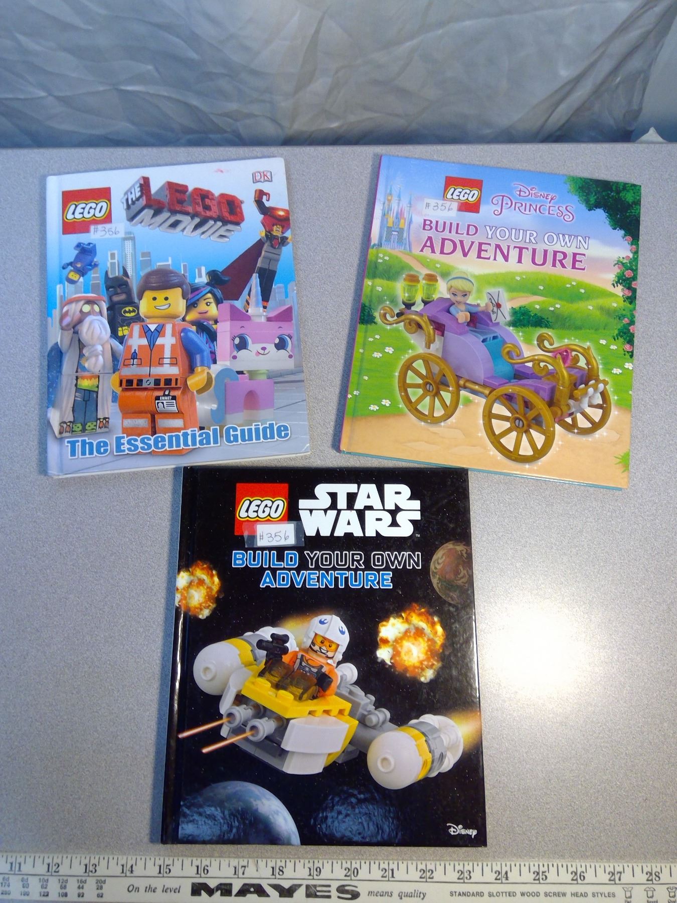 356. Star Wars & Disney Princess Lego, Build an Adventure books & The ...