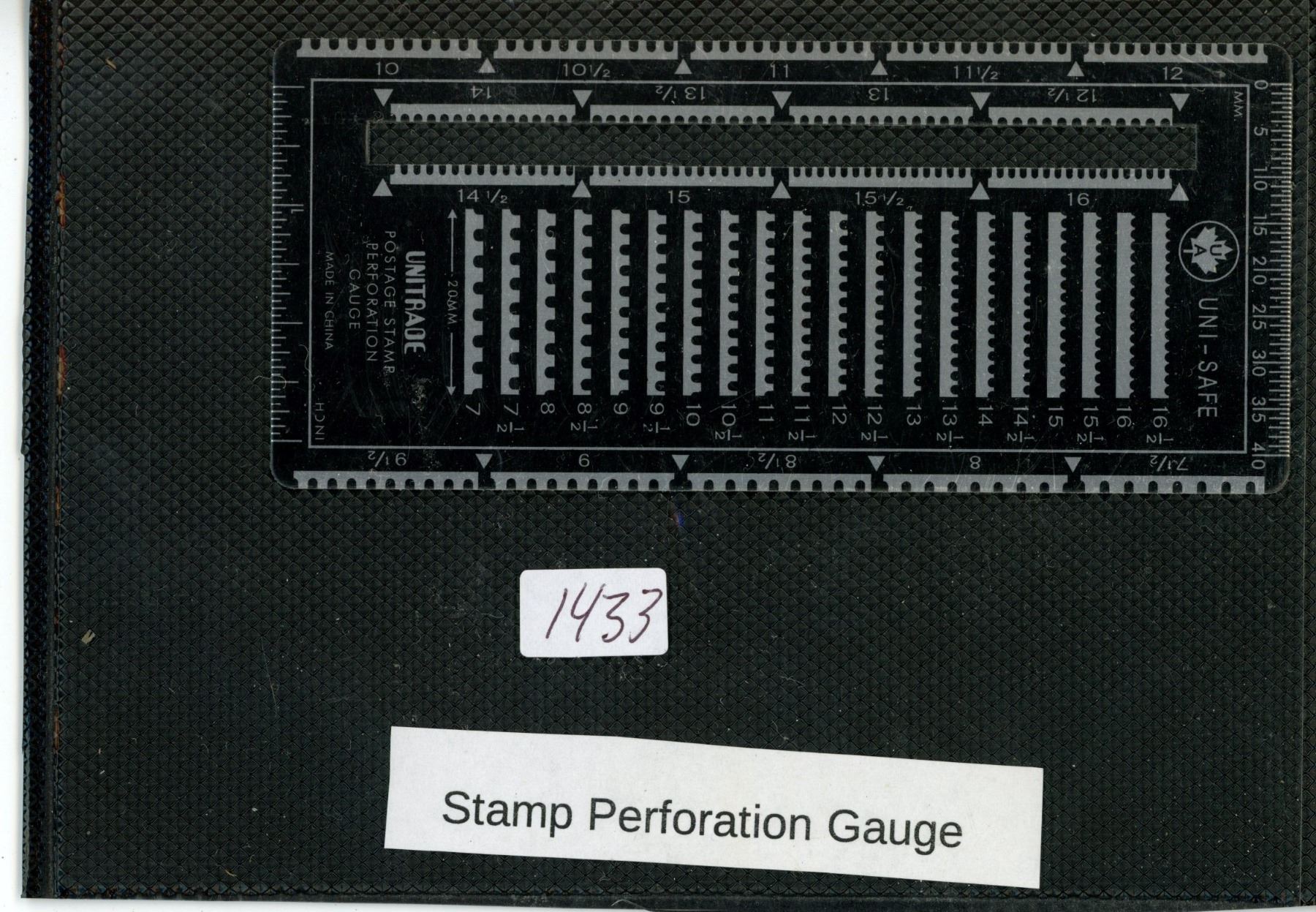 Stamp Perforation Guage
