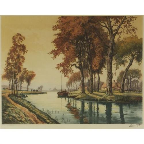 AQUATINT A LA POUPEE FRANCIS ROTH FRENCH VILLAGE