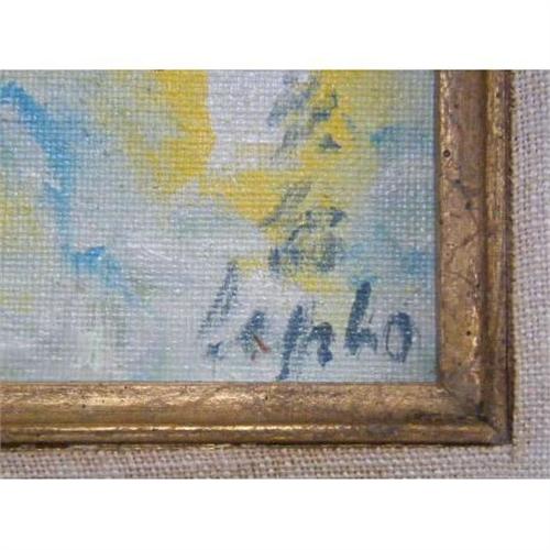 LE PHO Oil Painting Vietnamese Art Flowers