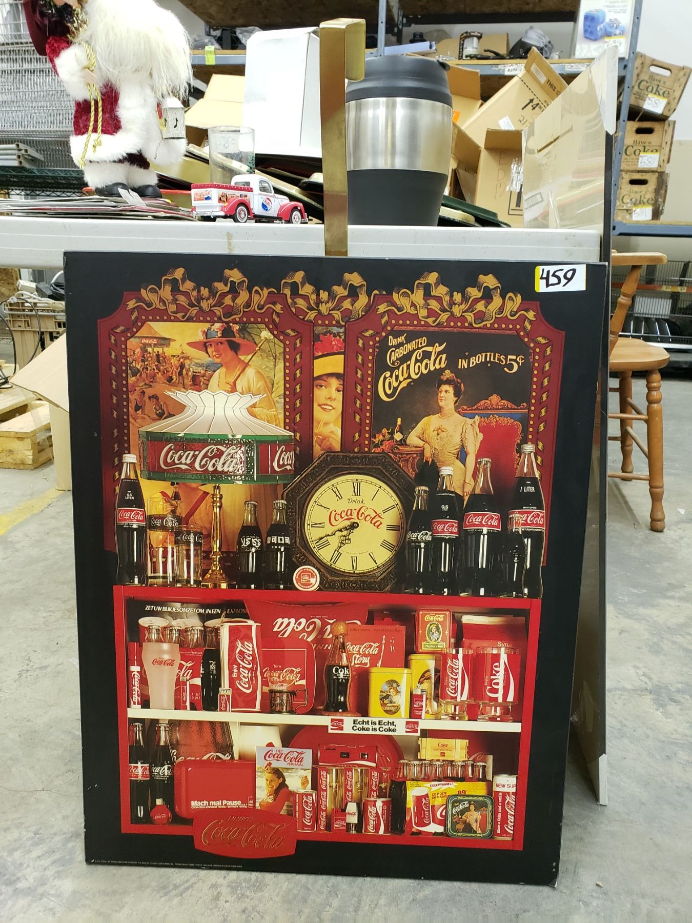 COCA COLA WALL DÉCOR WITH HANGER 14" X 11"