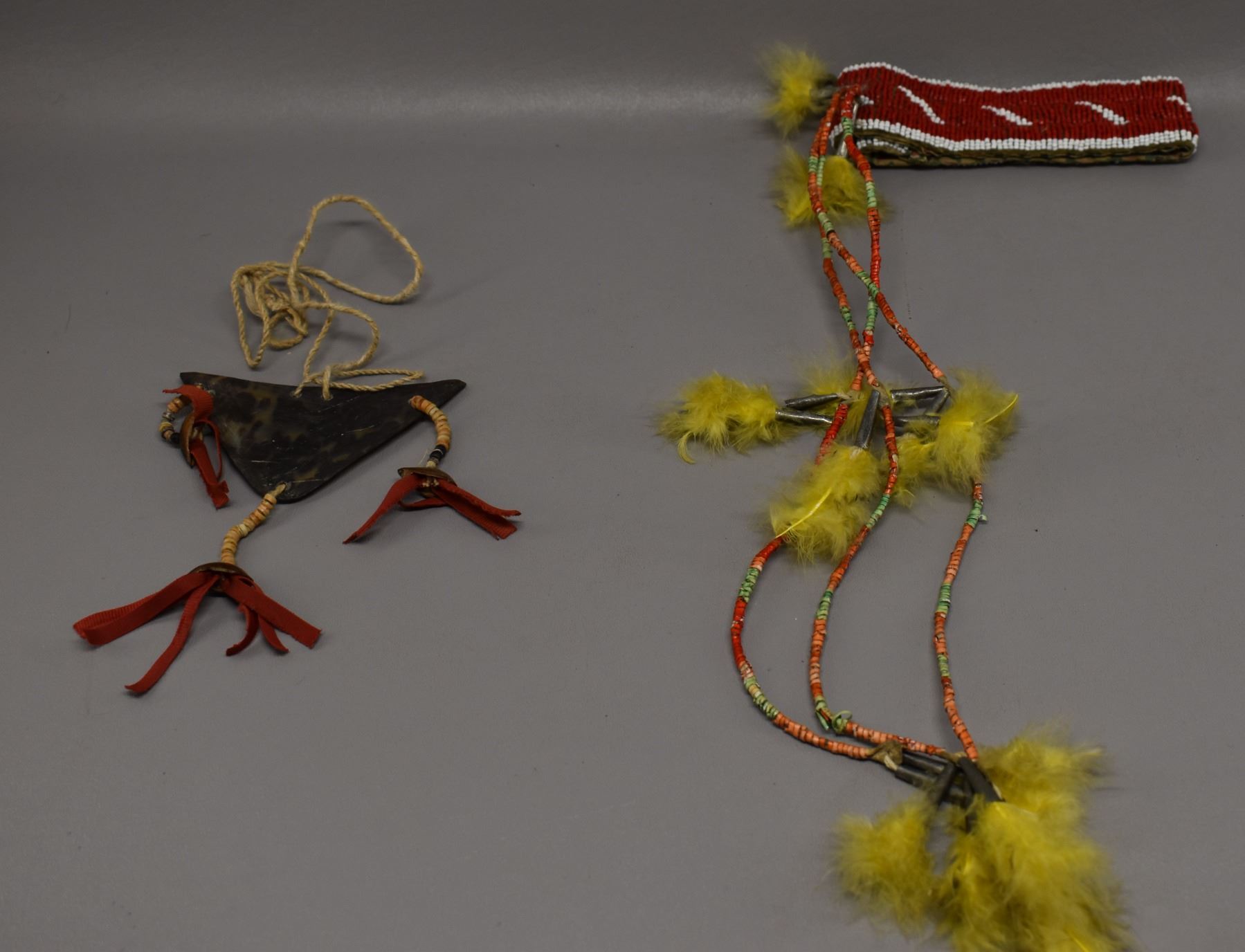 NATIVE AMERICAN PLAINS ARMBAND AND NECKLACE
