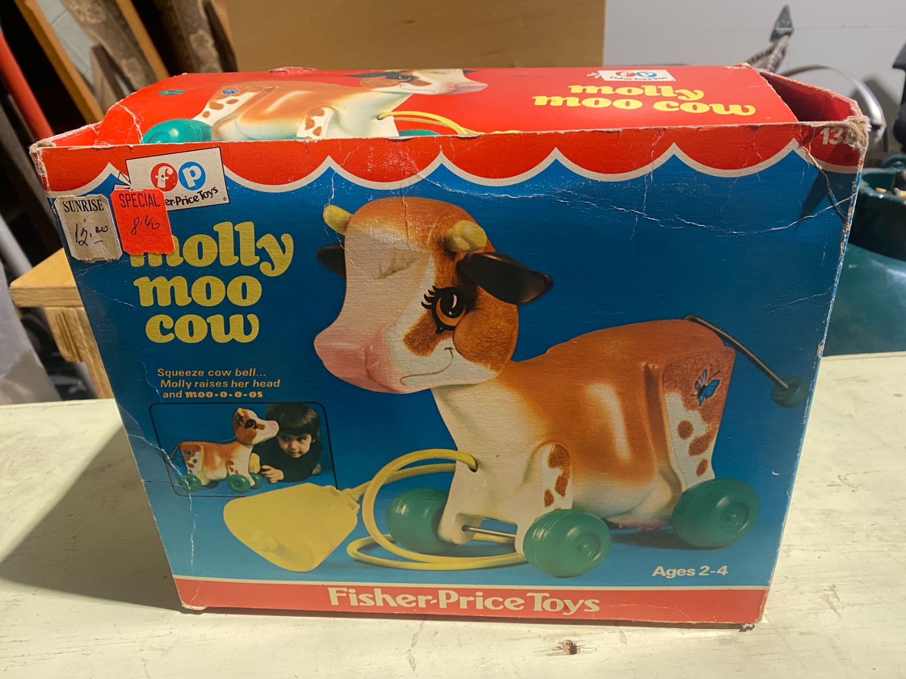 Molly moo cow fisher price vintage toy